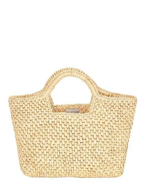 Hat Attack Sandy Top Handle Bag - Natural