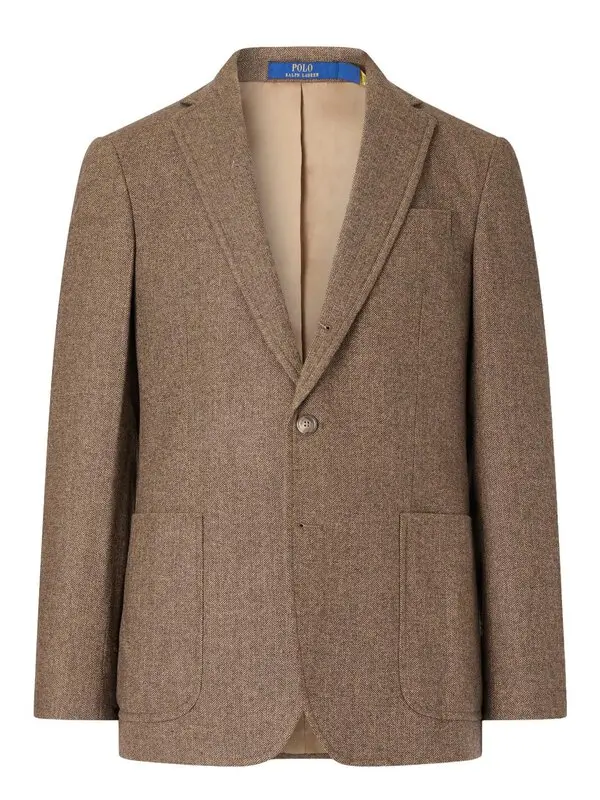 Polo Ralph Lauren Herringbone Tweed Blazer - Brown