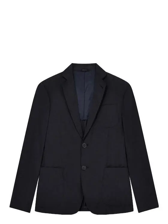 Giorgio Armani Upton Line Single-breasted Jacket - Navy