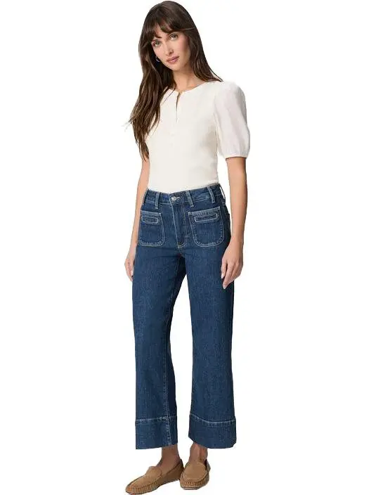 Paige Anessa Wide Leg Jeans - Denim