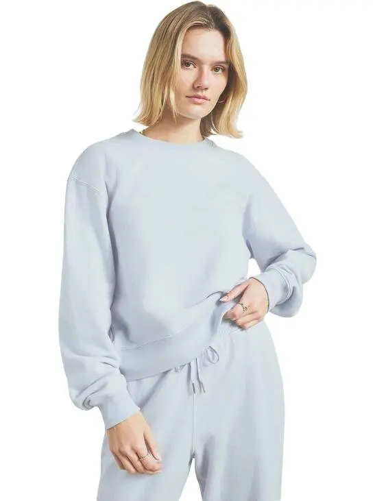 Splendid Laguna Lounge Terry Crewneck - Natural