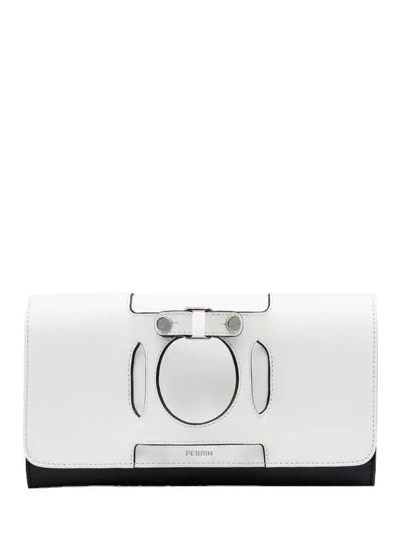 Perrin Le Rond Glove Clutch - White