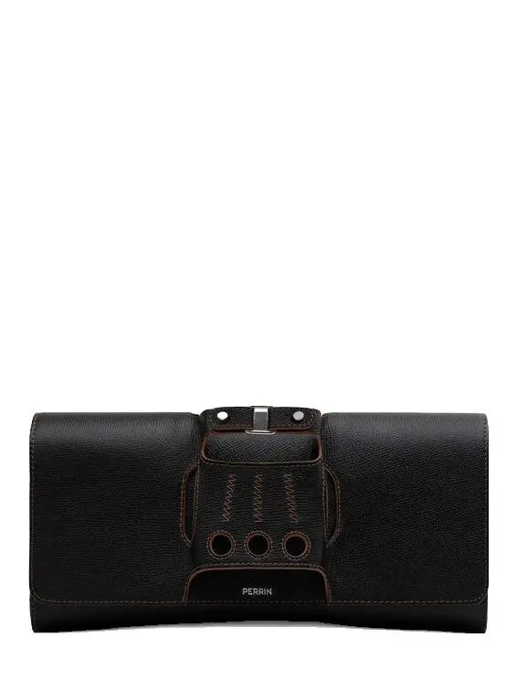 Perrin Le Cabriolet Glove Clutch - Black