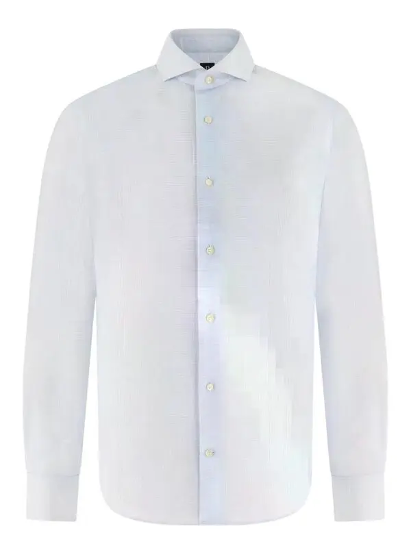 Boggi Milano Checked Shirt - Blue
