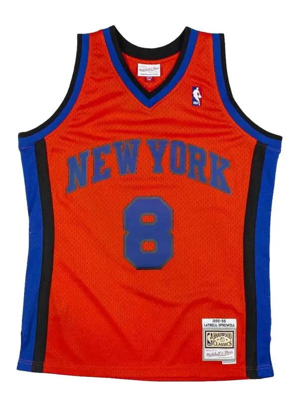 Mitchell & Ness X Nba Latrell Sprewell Reload Swingman Top - Orange