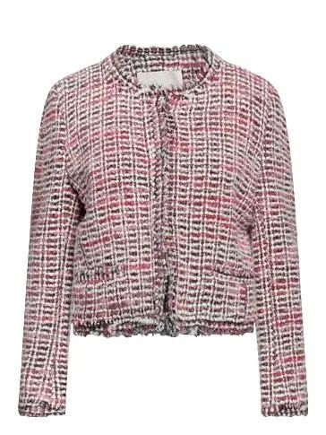 Isabel Marant Single-breasted Tweed Blazer - Magenta