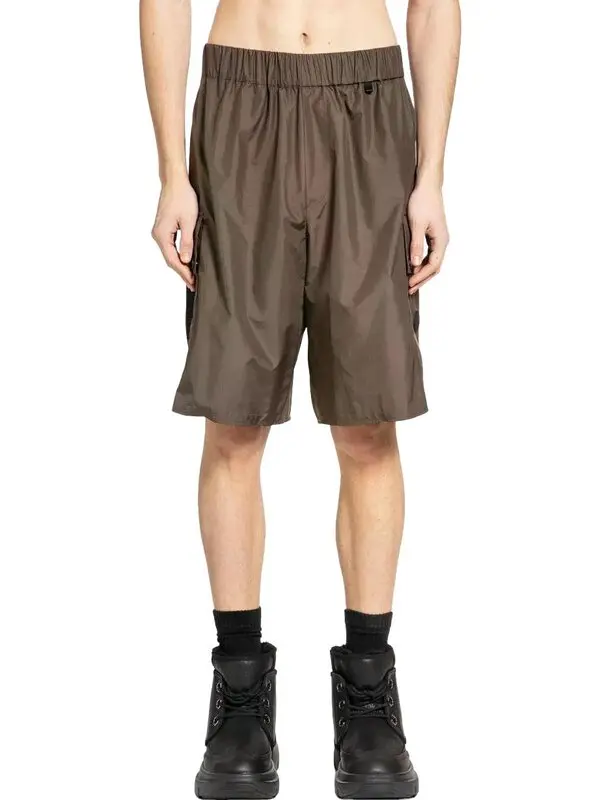 Moncler Elasticated-waist Shorts - Brown