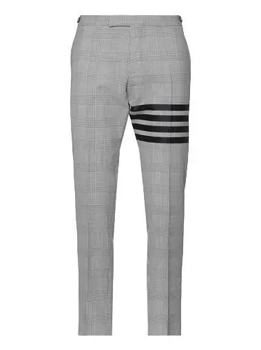 Thom Browne Tapered Glen Plaid Wool Pants - Black