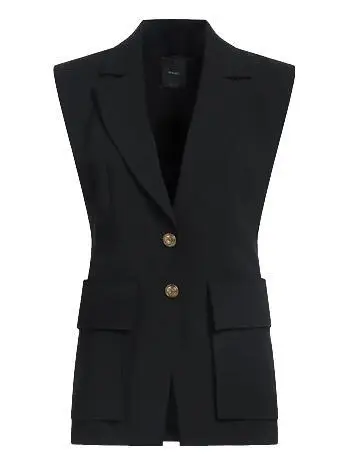 Pinko Single-breasted Crepe Blazer - Black