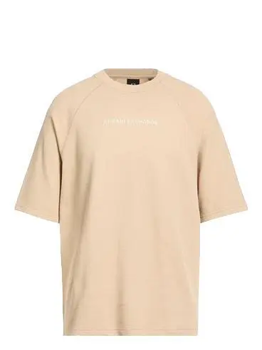 Armani Exchange T-shirt Size Cotton, Polyester, Elastane - Beige
