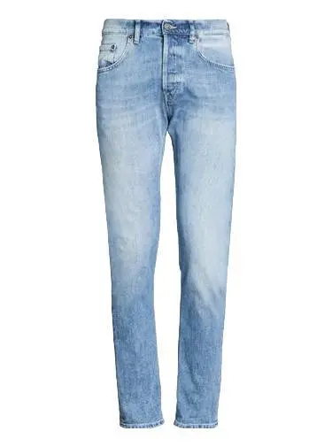 DONDUP Cotton-blend Tapered Jeans - Blue