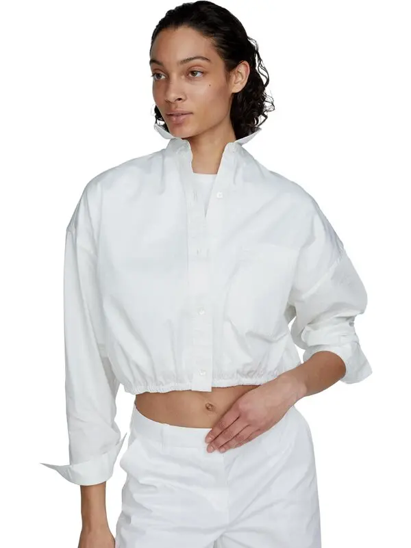 ATM Anthony Thomas Melillo Cinched Waist Shirt - White