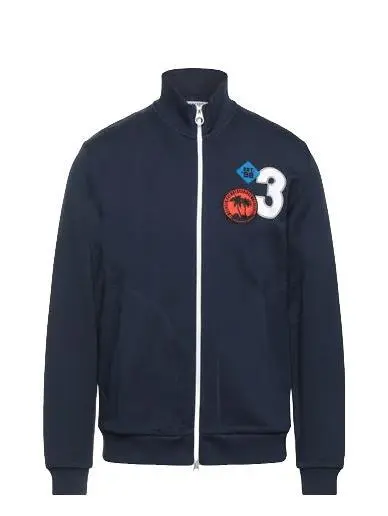 BIKKEMBERGS Cotton Fleece Sweatshirt - Blue