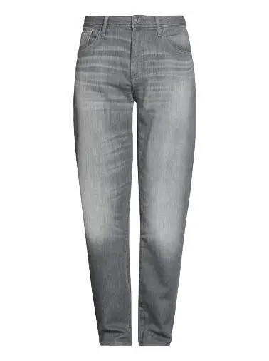 Armani Exchange Tapered Denim-jersey Jeans - Grey