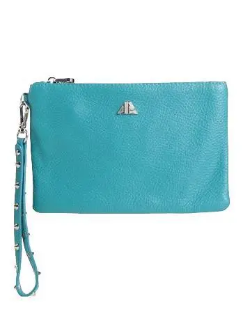 ANIYE BY Leather Clutch With Detachable Wristlet - Blue