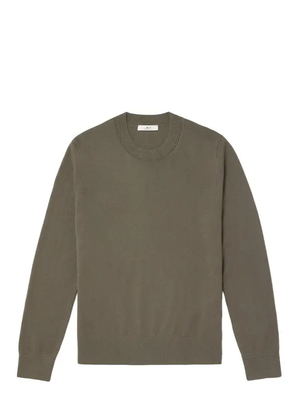 Mr P. Curtis Cashmere Sweater - Green