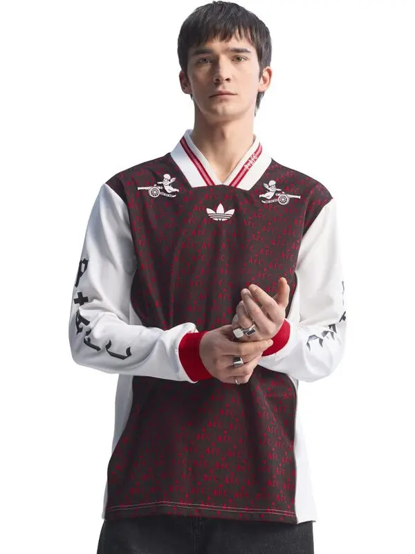 Adidas Arsenal Fc Places+faces Lifestyler Jersey - Black / White