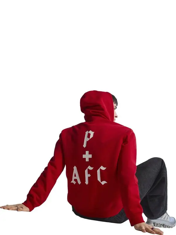 Adidas Arsenal Fc Places+faces Hoodie - Better Scarlet