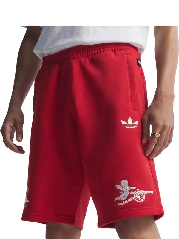 Adidas Arsenal Fc Places+faces Shorts - Better Scarlet