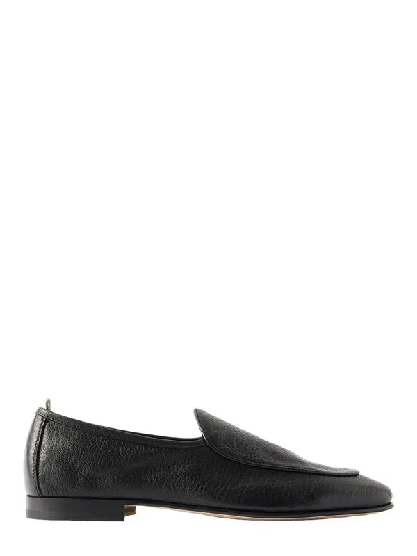 Officine Creative Oliver 006 Leather Loafers - Black