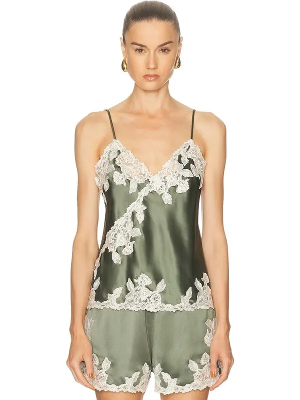 BY MALENE BIRGER Madeleine Top - Deep Lichen Green