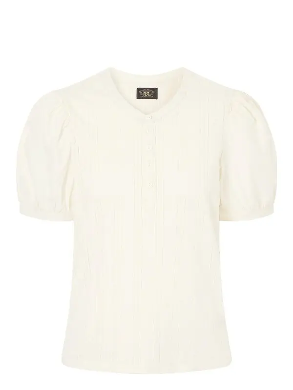 Ralph Lauren Cotton Henley Pullover - Neutrals