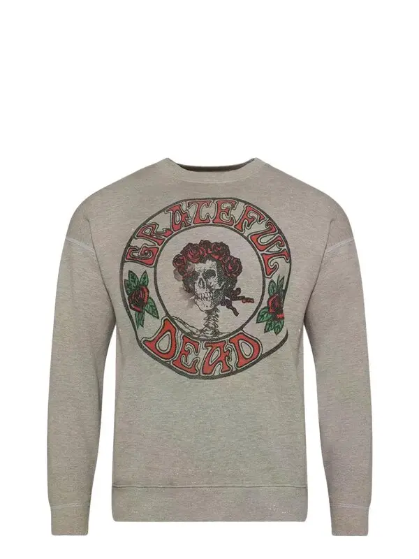 MadeWorn Graphic Crew-neck Sweatshirt - Grey