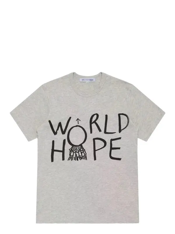 Comme Des Garçons Graphic-print T-shirt - Grey