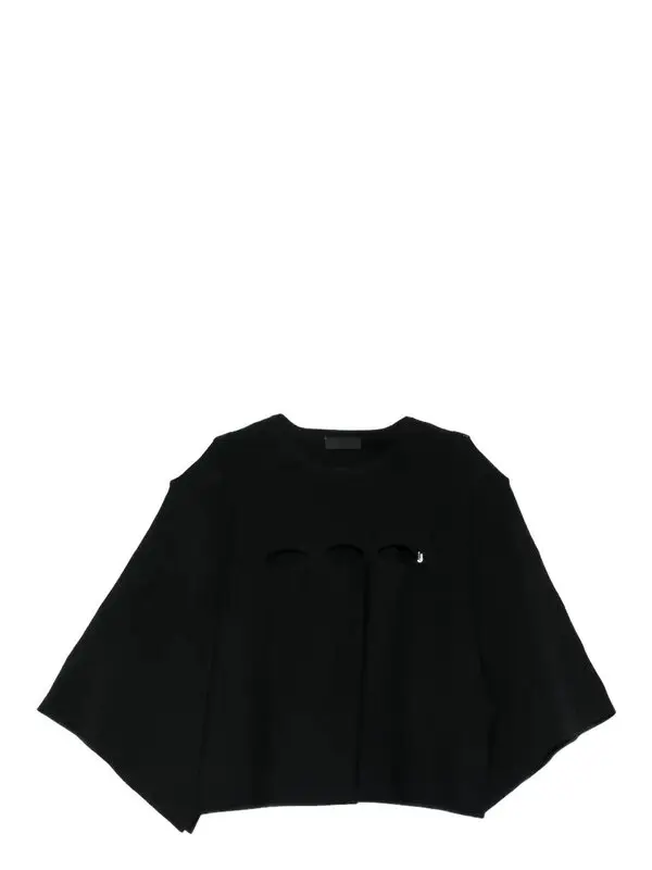 Liu Jo Cutout Sleeve Blouse - Black