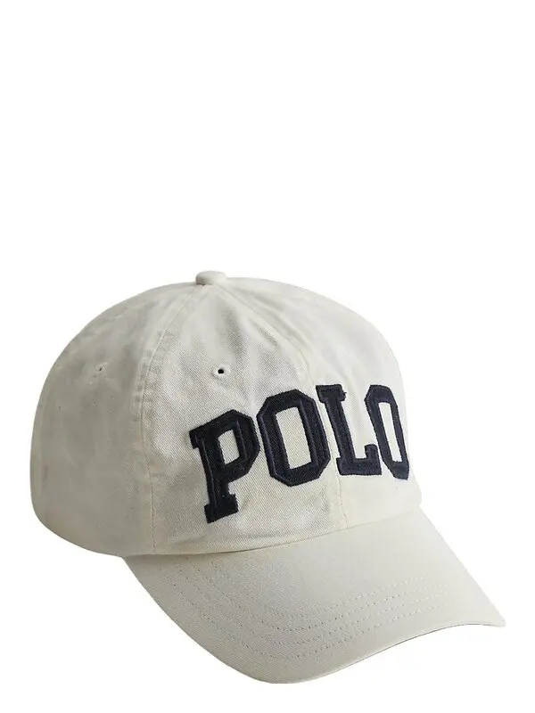 Ralph Lauren Vintage Appliquéd Ball Cap - White