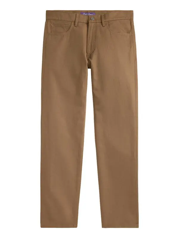 Ralph Lauren Straight Fit Cotton-linen Jean - Soft Mocha