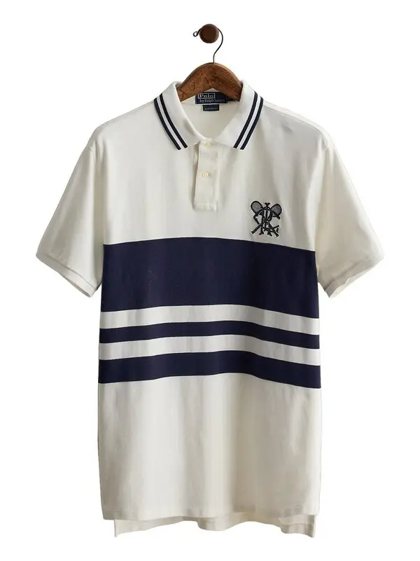 Ralph Lauren 2007 Tennis-crest Polo Shirt Size - White