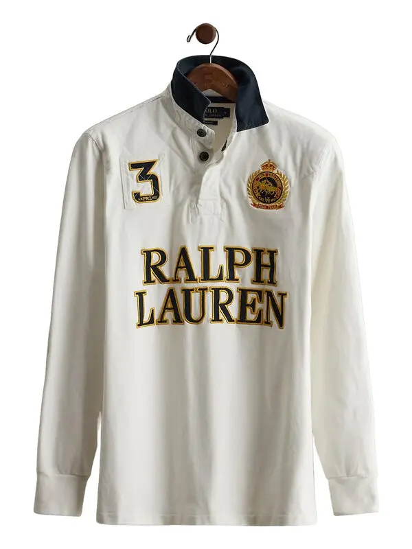 Ralph Lauren C. 2012 Logo Rugby Shirt Size - White