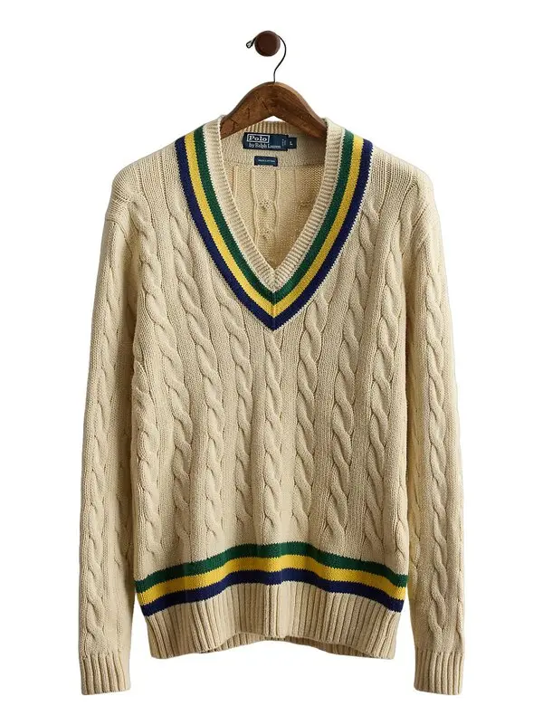 Ralph Lauren Cotton Cricket Sweater - Cream