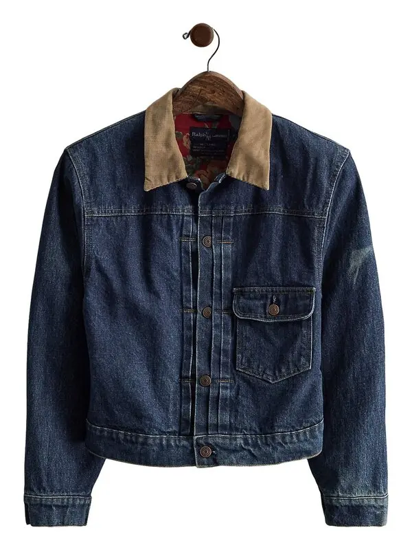 Ralph Lauren C. 1985 Denim Trucker Jacket - Blue
