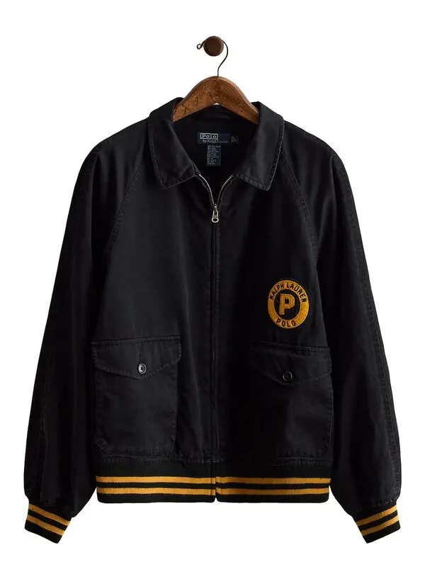 Ralph Lauren Logo-patch Twill Jacket - Navy