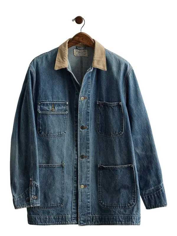 Ralph Lauren 1992 Denim Utility Jacket - Blue