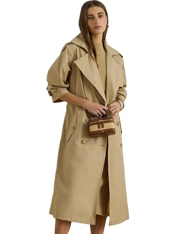 Ralph Lauren Cotton Trench Coat - Birch Tan