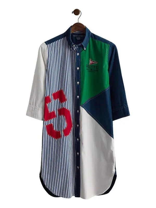 Ralph Lauren Cotton Shirt With Yachting-inspired Embroidery - Multi