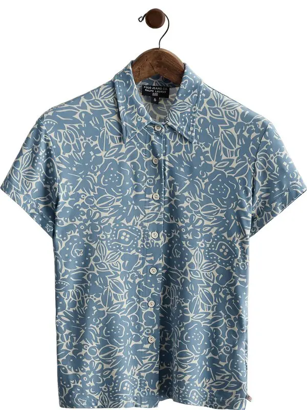 Ralph Lauren Floral Print Shirt - Blue