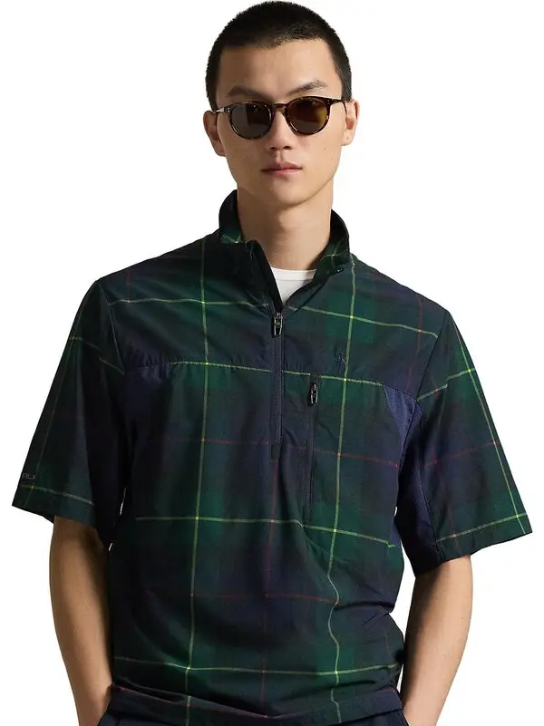 Ralph Lauren Plaid Packable Short-sleeve Jacket - Tartan
