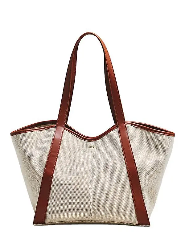 Jw Pei Kiana Large Capacity Tote Bag - Brown Canvas