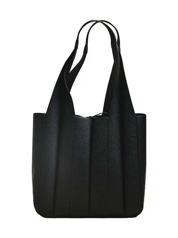 MELIE BIANCO Quilted Vegan Leather Harper Tote Bag - Black