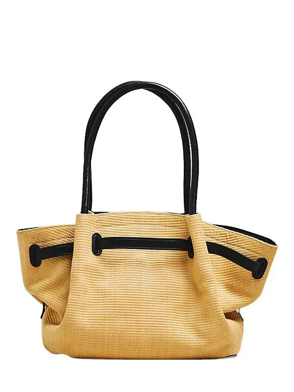 Jw Pei Hana Medium Faux Straw Tote Bag - Brown Straw