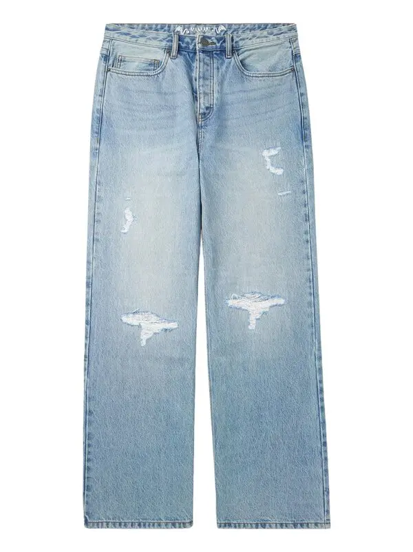 MANAAKI Rangi Straight-leg Jeans - Blue