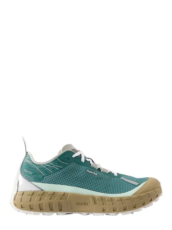 NORDA 001a Rubber-trimmed Dyneema® Sneakers - Green