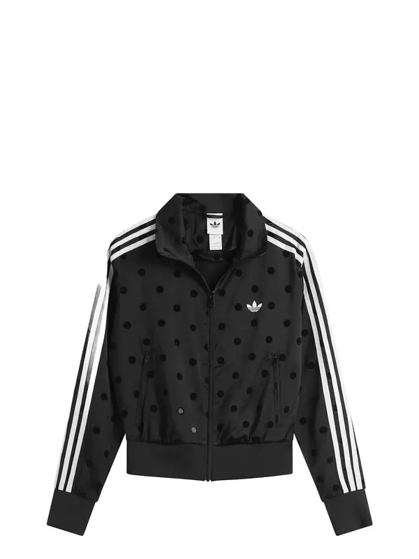 Adidas Polka Dot Firebird Tracktop - Black