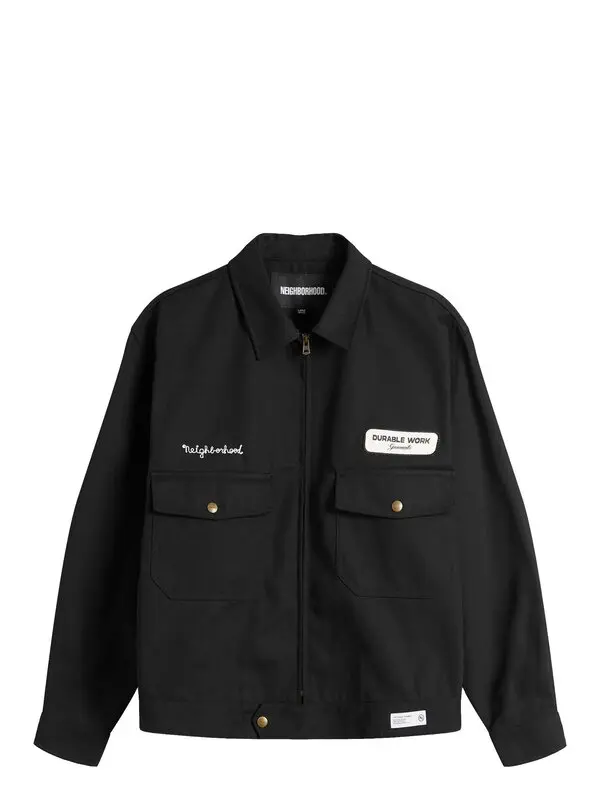 NEIGHBORHOOD Zip Work Jacket - Black