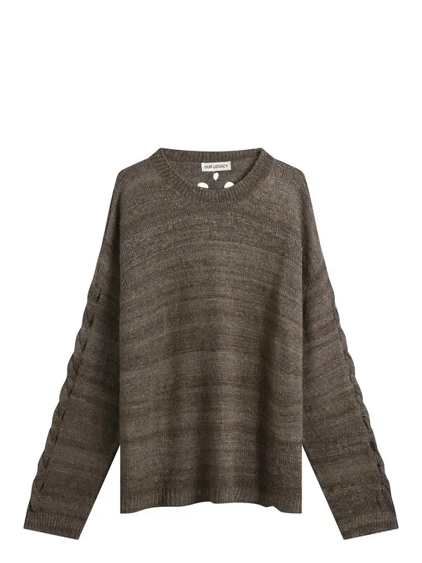 Our Legacy Popover Roundneck Jumper - Wathered Earth