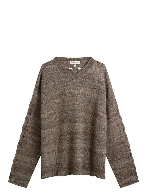 Our Legacy Popover Roundneck Jumper - Wathered Earth